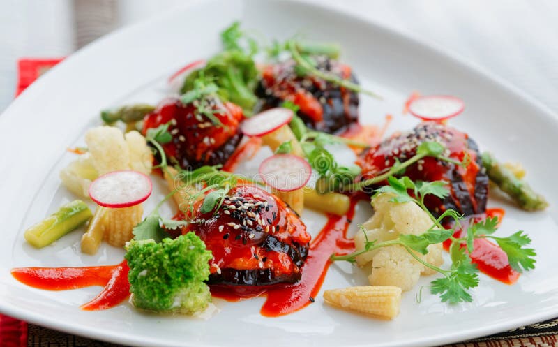 Creative Vegetable Appetiser, Close-up, Toned Stock Photo - Image of ...