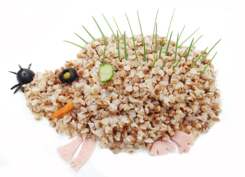 Creative Vegetable Food Dinner Wolf Form Stock Image - Image of green ...