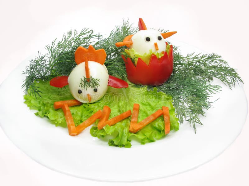 Creative vegetable salad stock photo. Image of herb, eating - 17351928