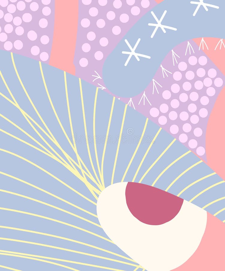 Artistic Header with Flowers and Leaves. Graphic Design Stock ...