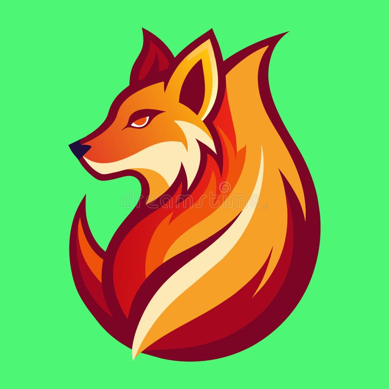 A Creative and Vibrant Logo Icon with a Stylish Feature Stock Vector ...