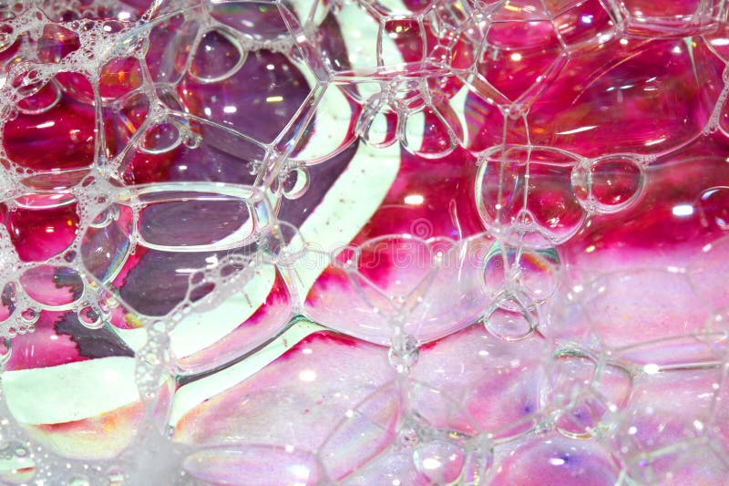 Creative Vibrant Rainbow Water Bubble and Watercolour Background ...