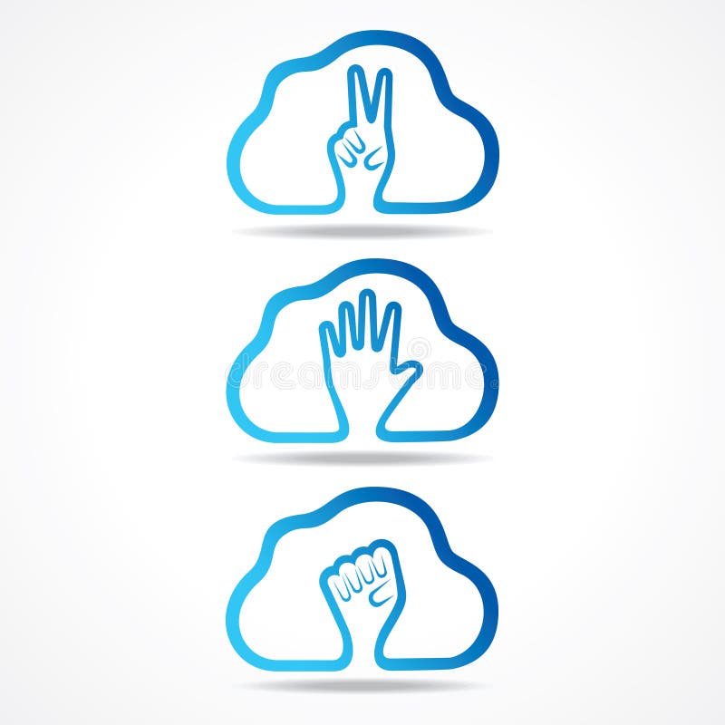 Creative Victor,help and Unity Hand Icon Design Concept Stock Vector ...