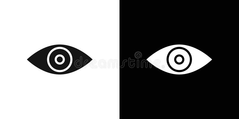 Creative Vision Icon Flat Fill Set Collection Stock Vector ...