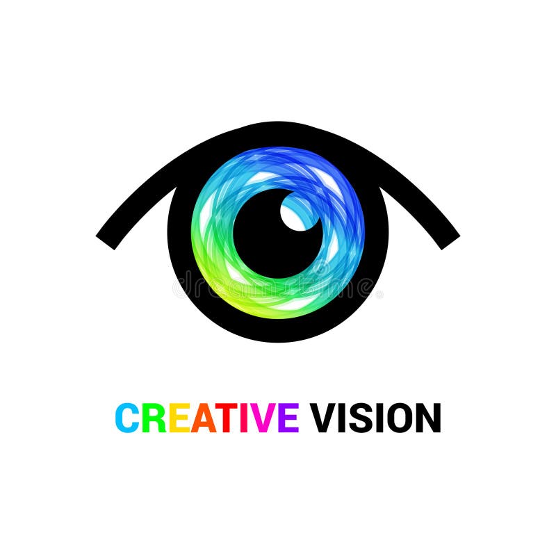 Creative Vision Logo Concept Stock Vector - Illustration of sign ...