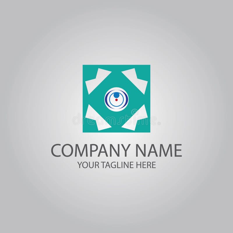 Creative Vision Logotype Concept Stock Vector - Illustration of ...