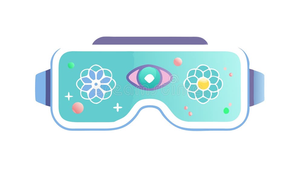 Creative Vision VR Goggles Icon. Virtual Reality for Art and Ideas ...