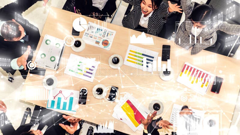 Creative Visual of Business People in the Corporate Staff Meeting Stock ...