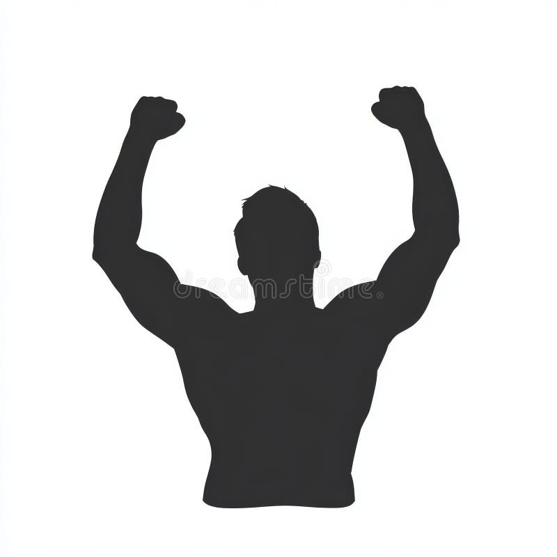 A Creative Visual Display is Formed by Placing a Black Silhouette ...