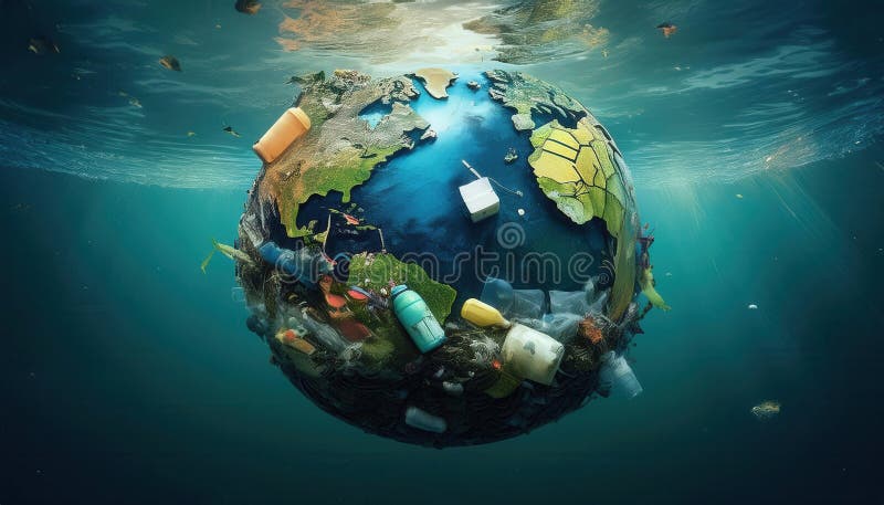 Creative Visual Promoting Environmental Protection and Stock Image ...