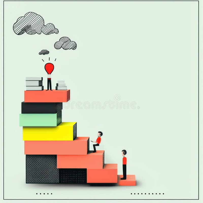 Creative Visual Representation of Progress and Achievement with People ...