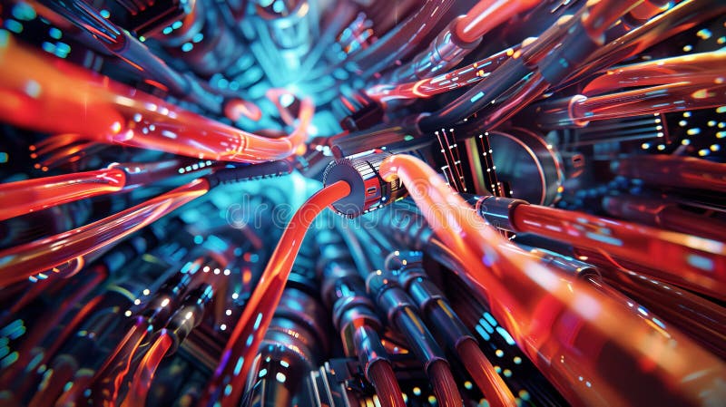 Creative Visualization of a Complex Hub Connecting Multiple Wires with ...