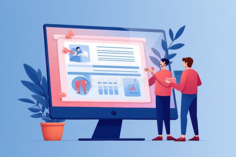 Creative Visualization of Digital Promotion - Modern Context and Free ...