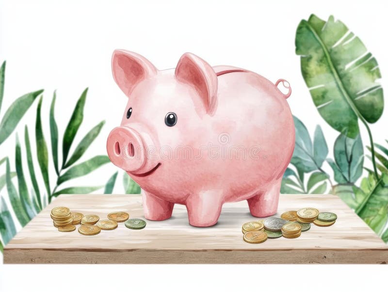 A Creative Visualization of Saving and Budgeting: a Piggy Bank ...