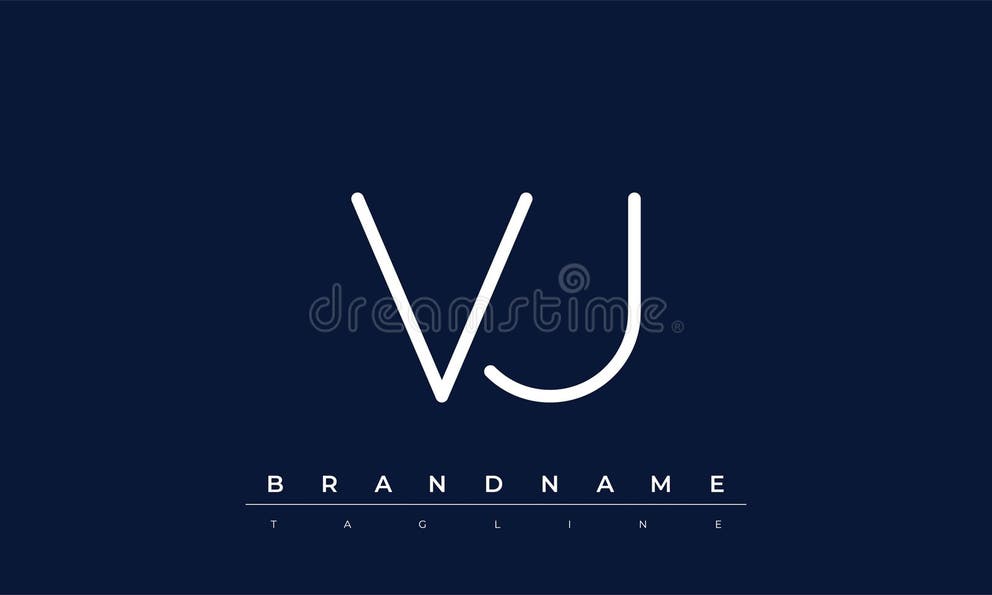 Creative VJ Letter Initial Logo Vector Image Stock Vector ...