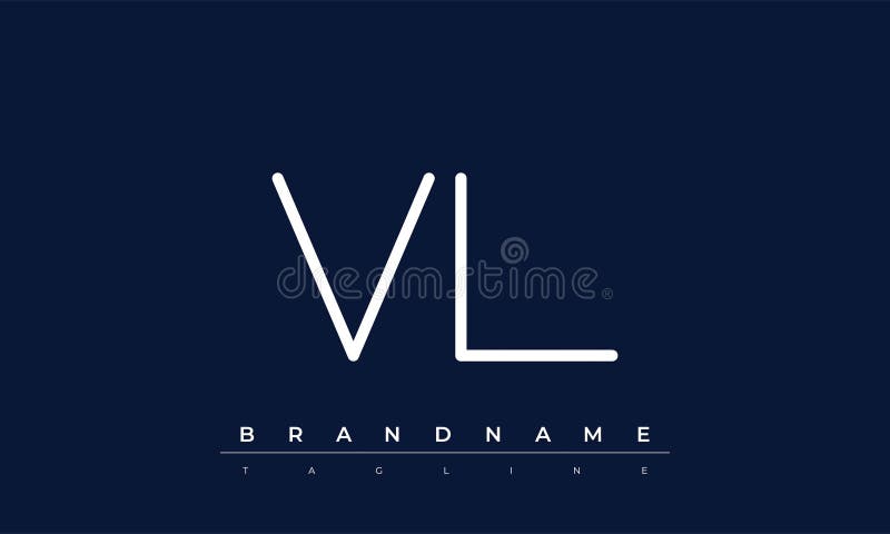 Creative VL Letter Initial Logo Vector Image Stock Vector ...