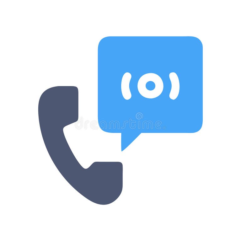 Creative Voice Mail Icon for Digital Communication Stock Vector ...