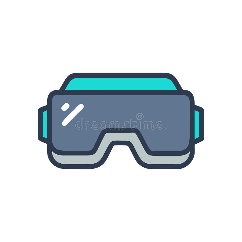 Creative VR Goggles for Gaming Adventures Stock Vector - Illustration ...