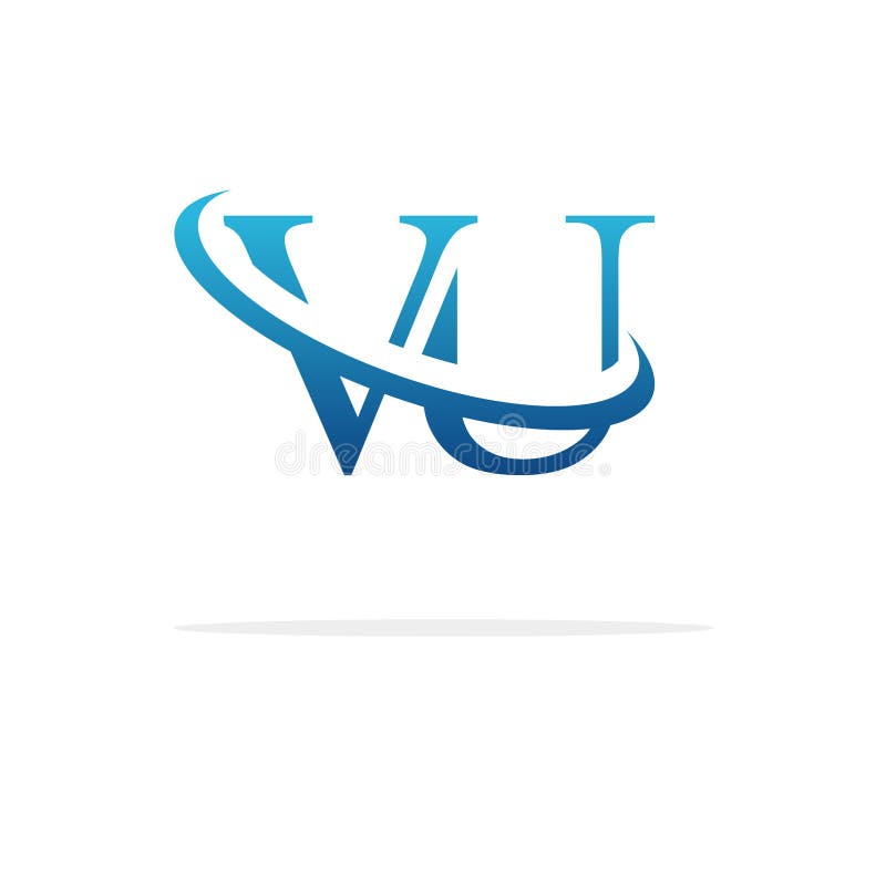 Creative VU Logo Icon Design Stock Vector - Illustration of creative ...