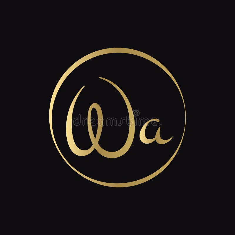 Wa Letter Logo Stock Illustrations – 1,139 Wa Letter Logo Stock ...