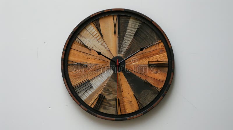 A Creative Wall Clock Made from an Old Bicycle Wheel and Repurposed ...