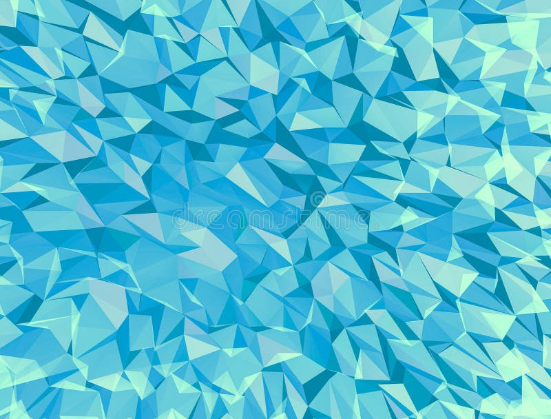 Abstract Bright Cyan Blue Triangle Pattern Colorful Background Stock ...