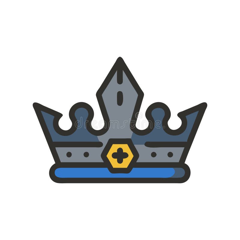 Creative War Crown for Historic Themes Stock Vector - Illustration of ...