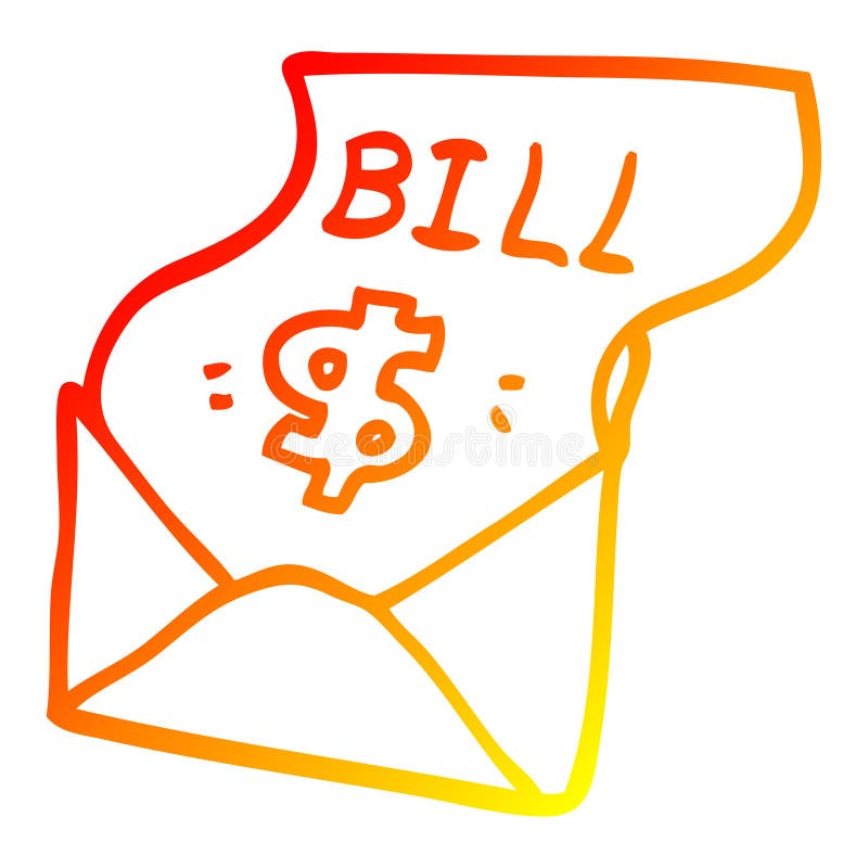 Cartoon Bill Payment Character and Businesswoman Do Tug of War with ...