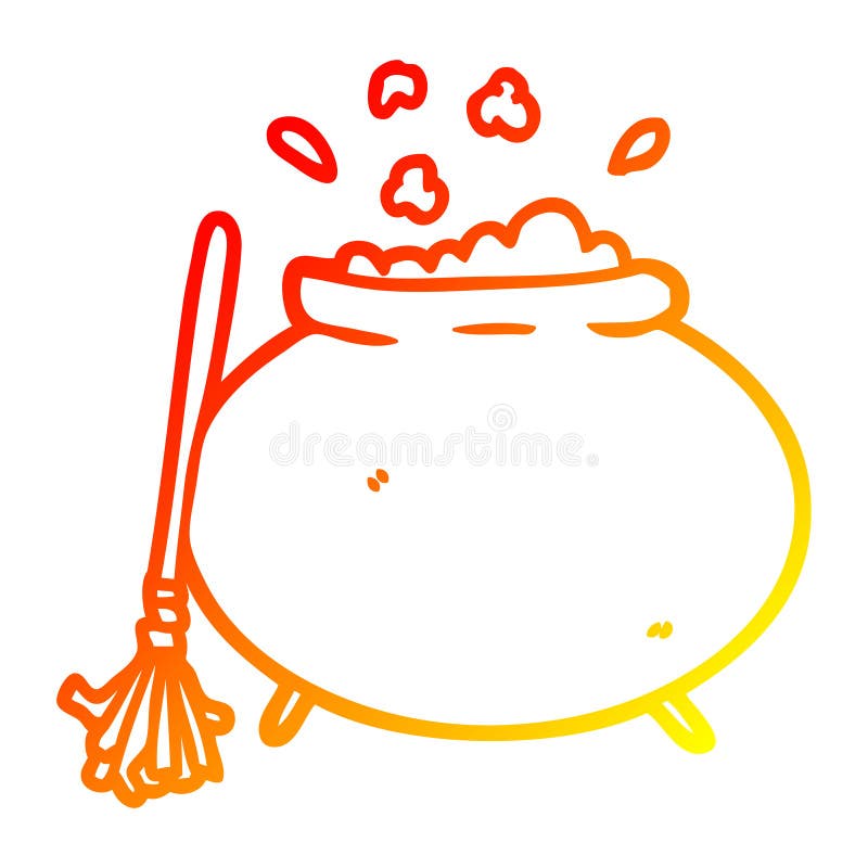 Cauldron Drawing Line Stock Illustrations – 574 Cauldron Drawing Line ...