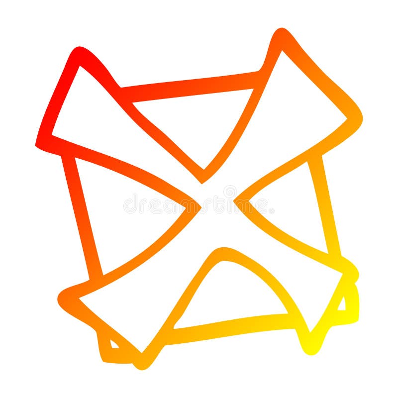 Cartoon Cross with Legs and Arms. Cute Geometric Figures Learning. Nice ...