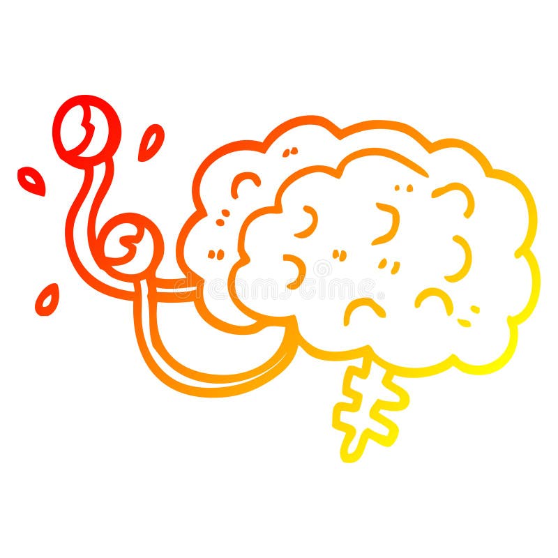 Monster Brain Head Vector Design Illustration Stock Vector ...