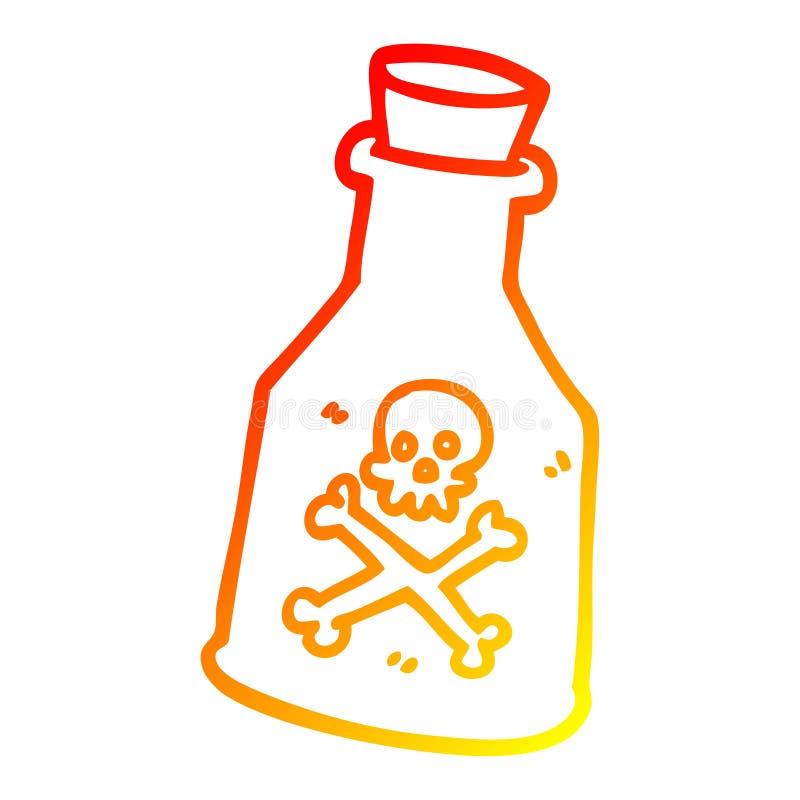 Cartoon poison stock illustration. Illustration of design - 52968989