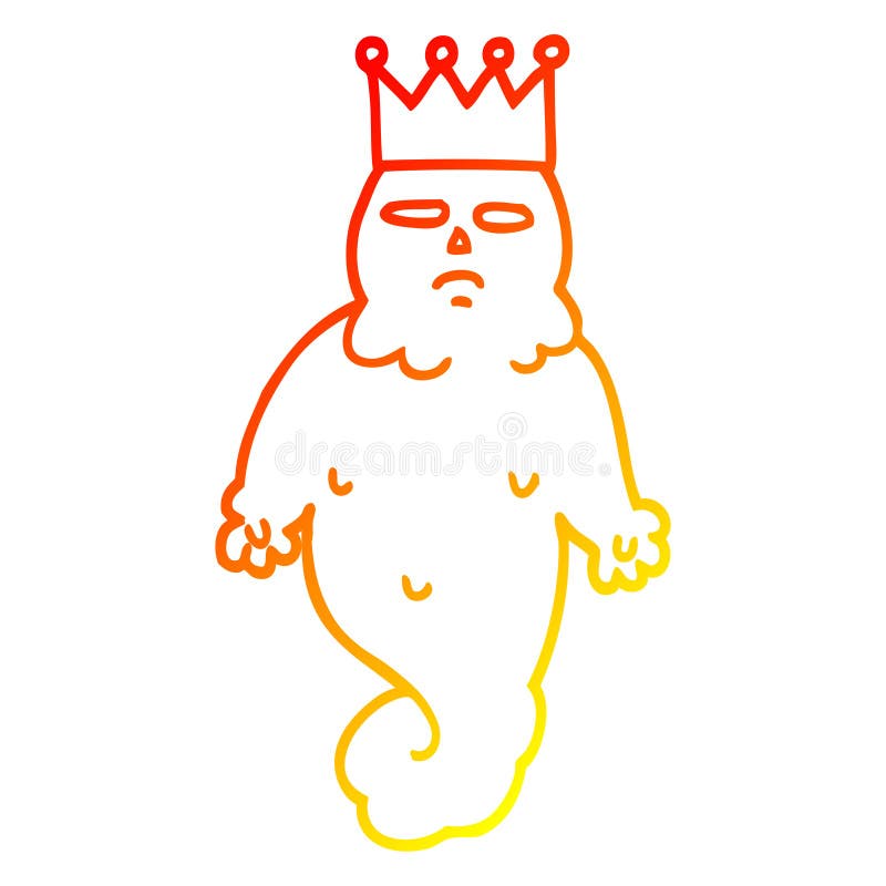 Ghost King Pattern Silhouette Scary Monster Fantasy Stock Vector ...