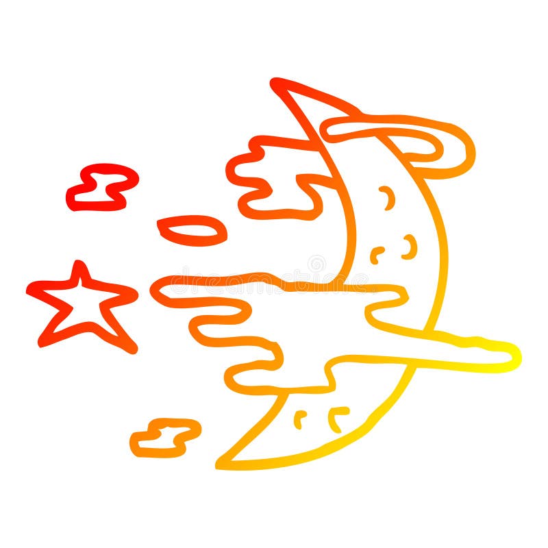 Spooky Moon Background stock illustration. Illustration of kids - 11324499