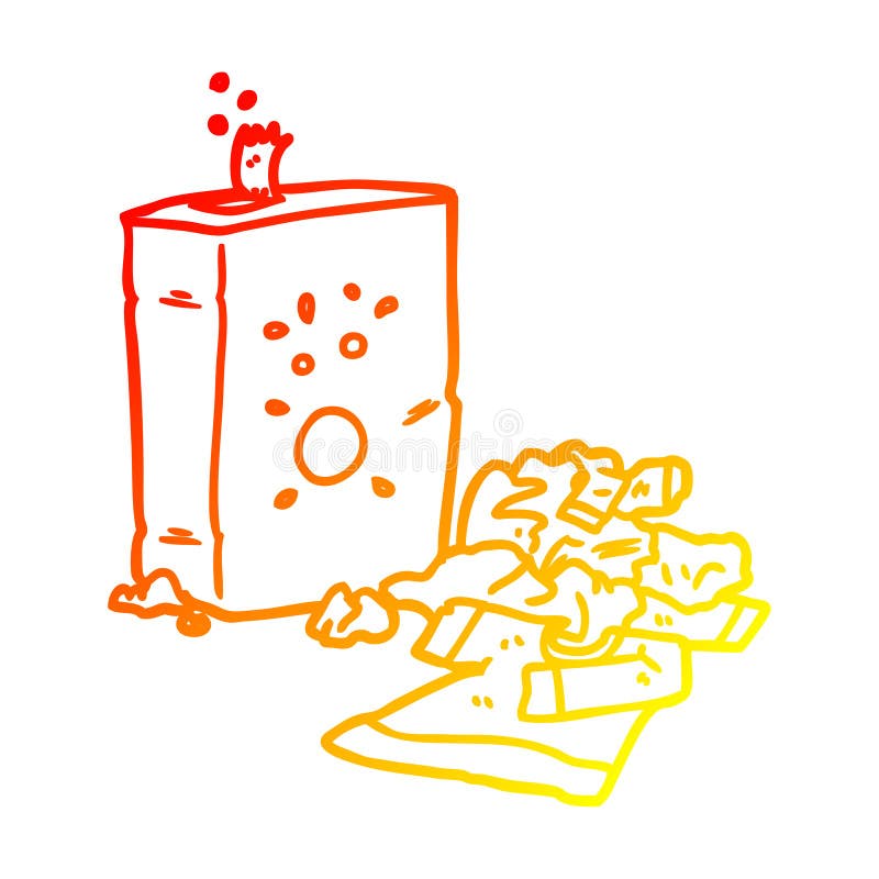 DRAWING of WASHING POWDER on a WHITE BACKGROUND Stock Illustration ...