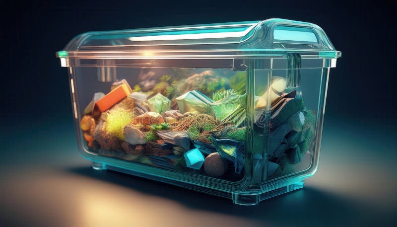 Creative Waste Sorting for a Sustainable Stock Photo - Image of nature ...
