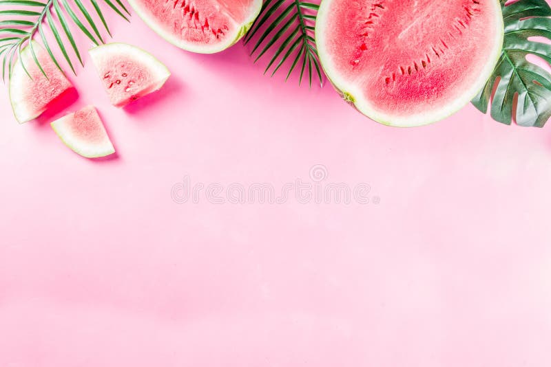 Creative watermelon layout stock photo. Image of pattern - 151693478
