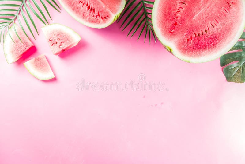 Creative watermelon layout stock photo. Image of diet - 168041866
