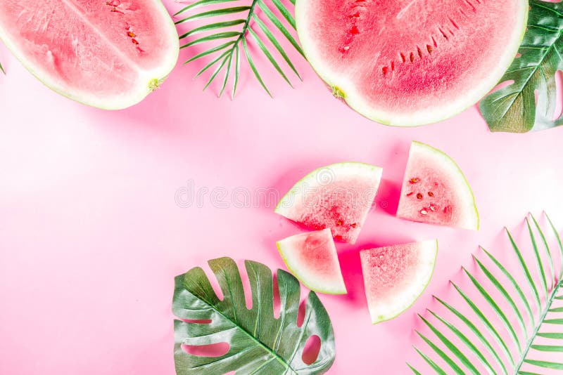 Creative watermelon layout stock photo. Image of fruit - 151693036