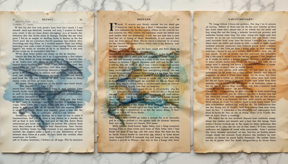 Creative Ways To Layer Book Page Textures in Poster Designs Stock ...