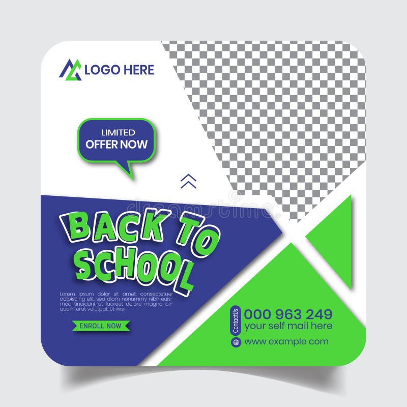 Creative Web Banner Template or Admission Open Social Media Post Design ...