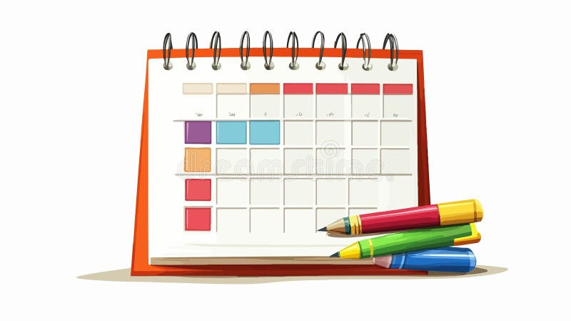 Creative Weekly Planner Cartoon Template for Scheduling and ...