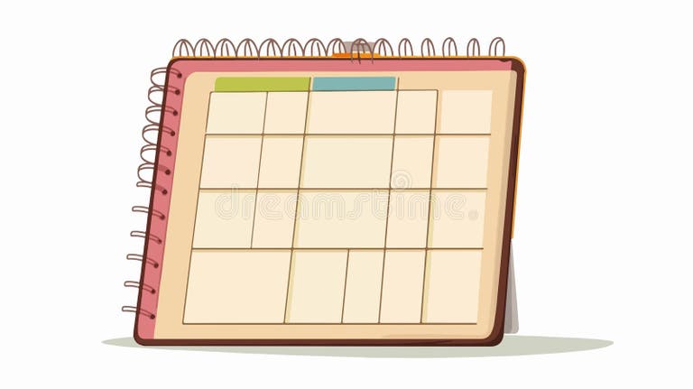 Creative Weekly Planner Cartoon Template for Scheduling and ...