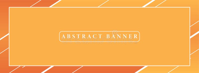 Creative Wide Abstract Banner Created with Simple Geometric Shapes ...