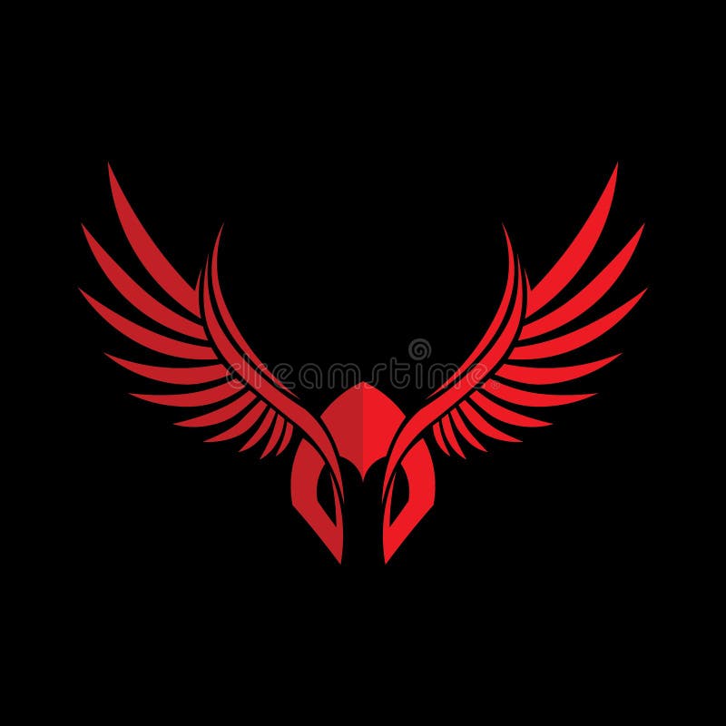 Creative Wing Logo for Media Company Stock Illustration - Illustration ...