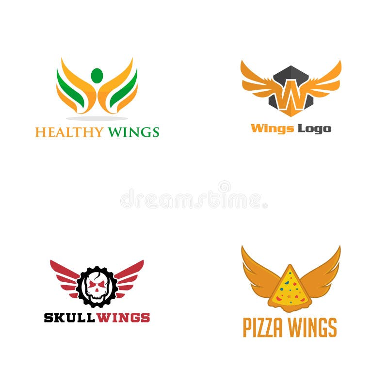 Creative Wings Logo Vector Art Logo Stock Illustration - Illustration ...