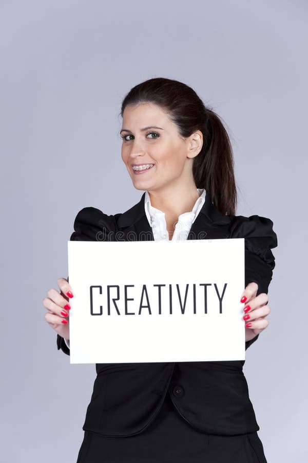 Creative woman stock photo. Image of inspiration, camera - 19195916