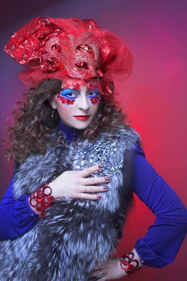 Creative woman. stock photo. Image of excited, beautiful - 37759396