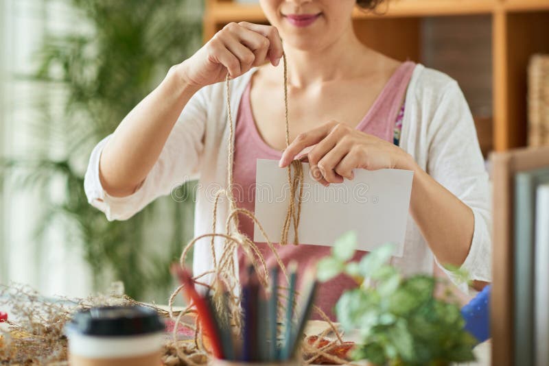 Making artwork stock image. Image of studio, rope, making - 117363139