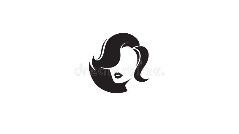Creative Female Head Logo stock vector. Illustration of people - 145306770